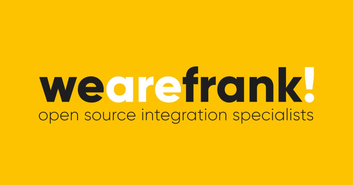 WeAreFrank! - Open-Source Integration Specialists